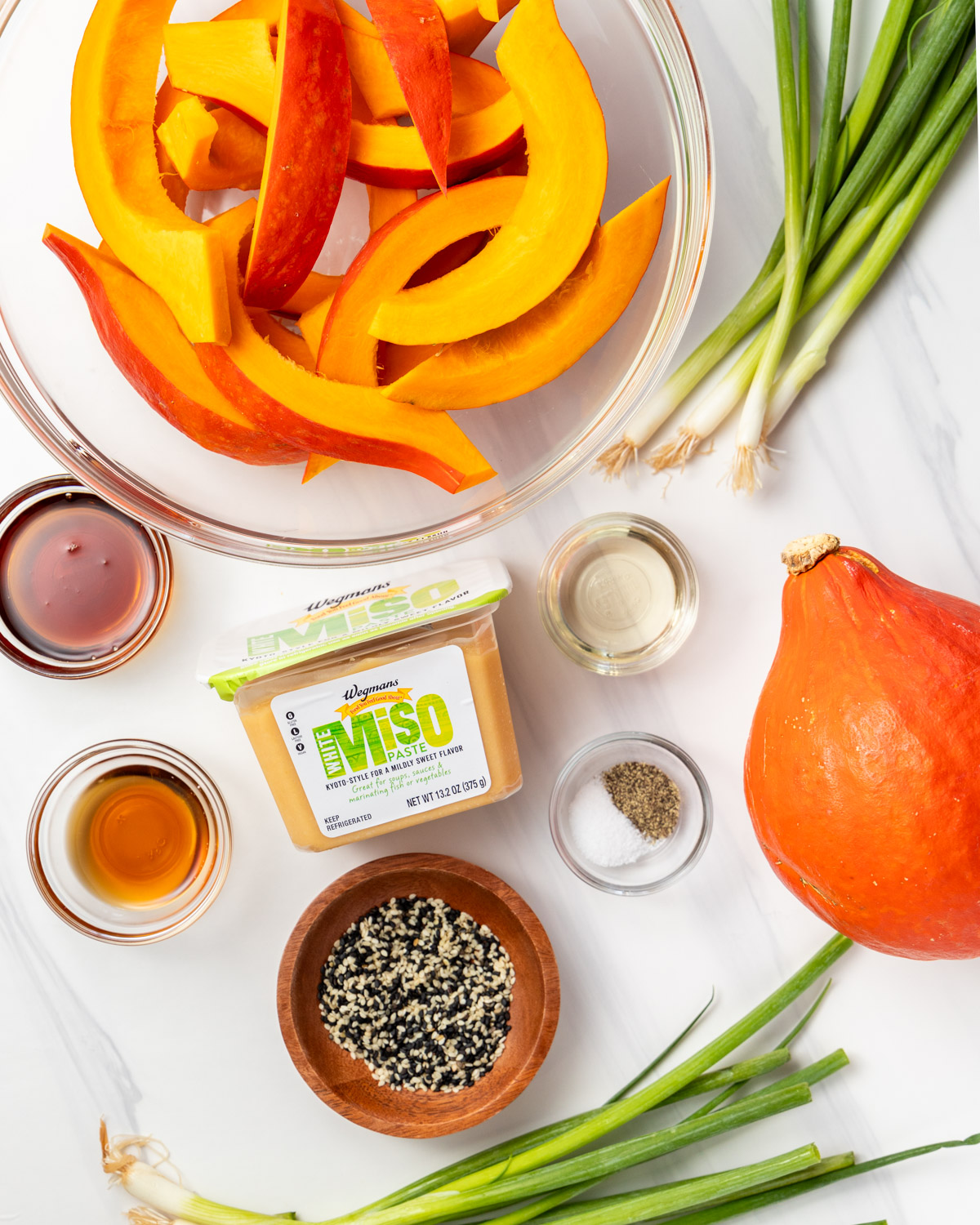 Miso Maple Glazed Red Kuri Squash - Peanut Butter and Fitness