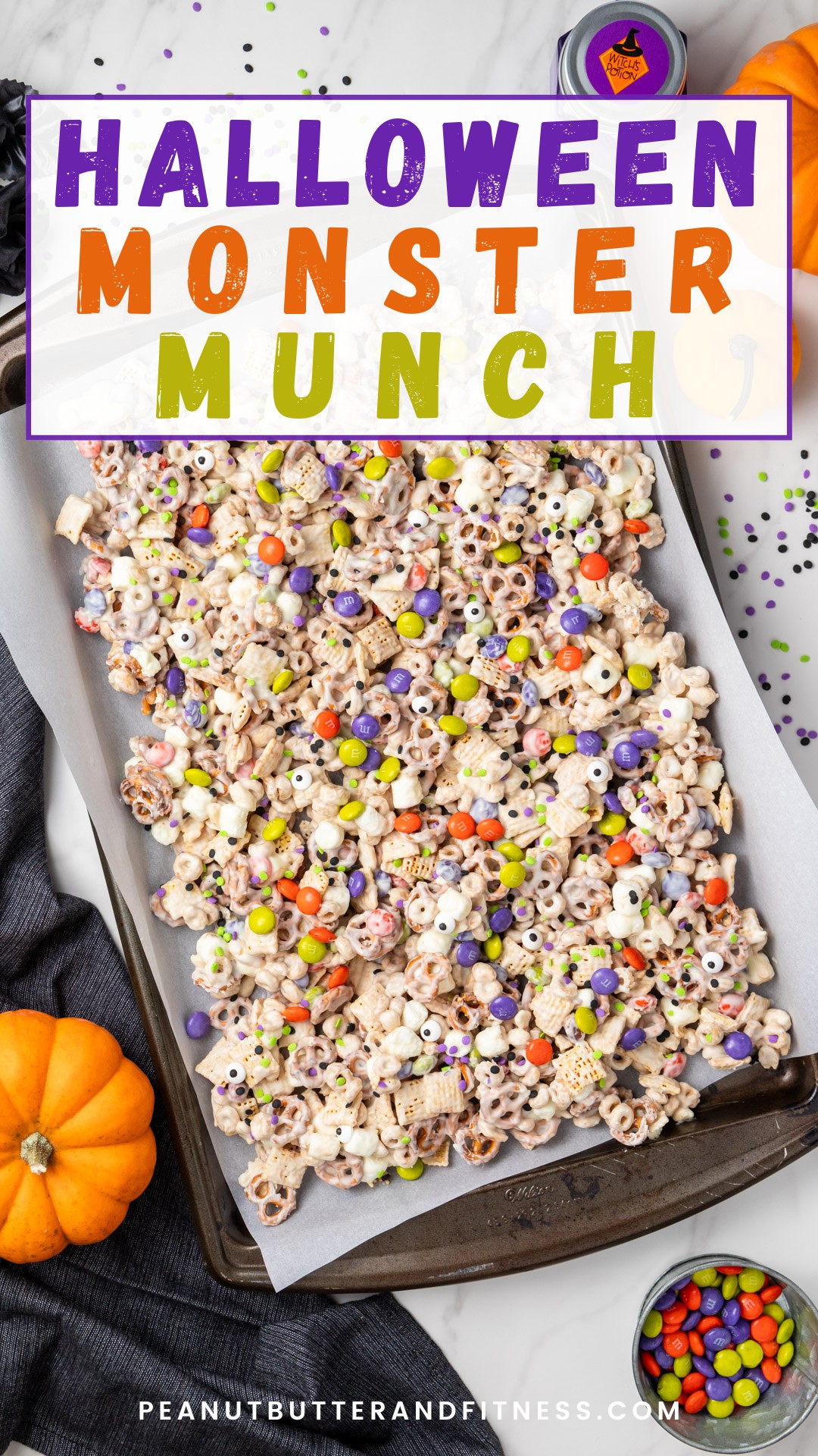 Halloween Monster Munch - Peanut Butter and Fitness