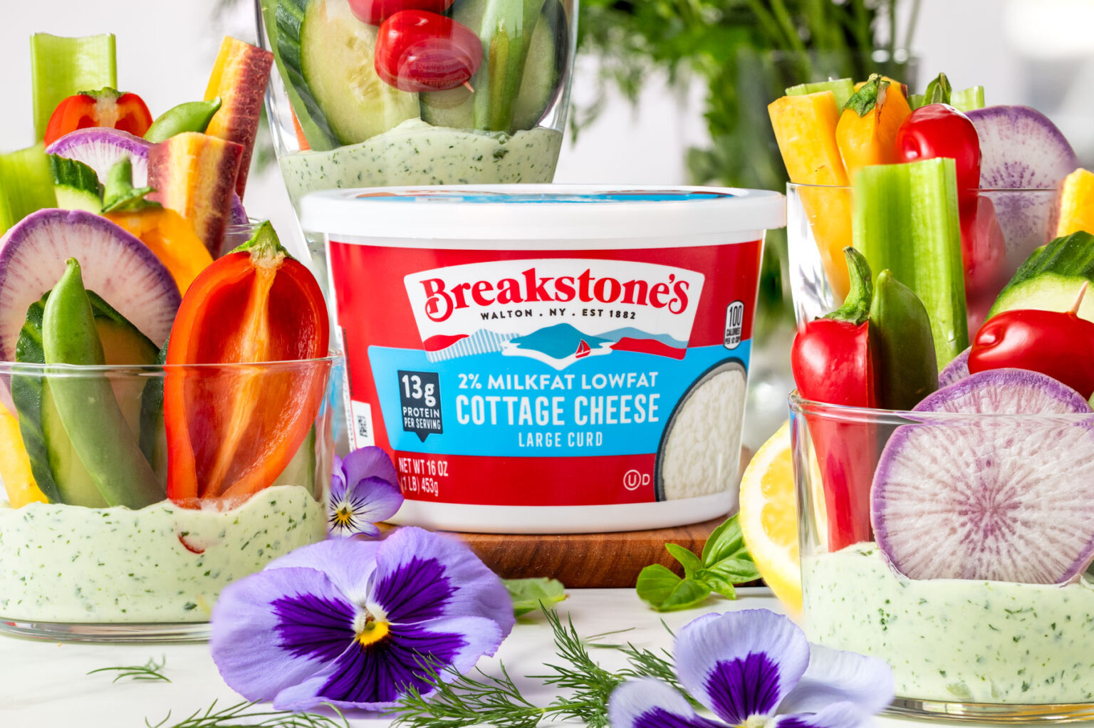 Green Goddess Cottage Cheese Dip - Peanut Butter and Fitness