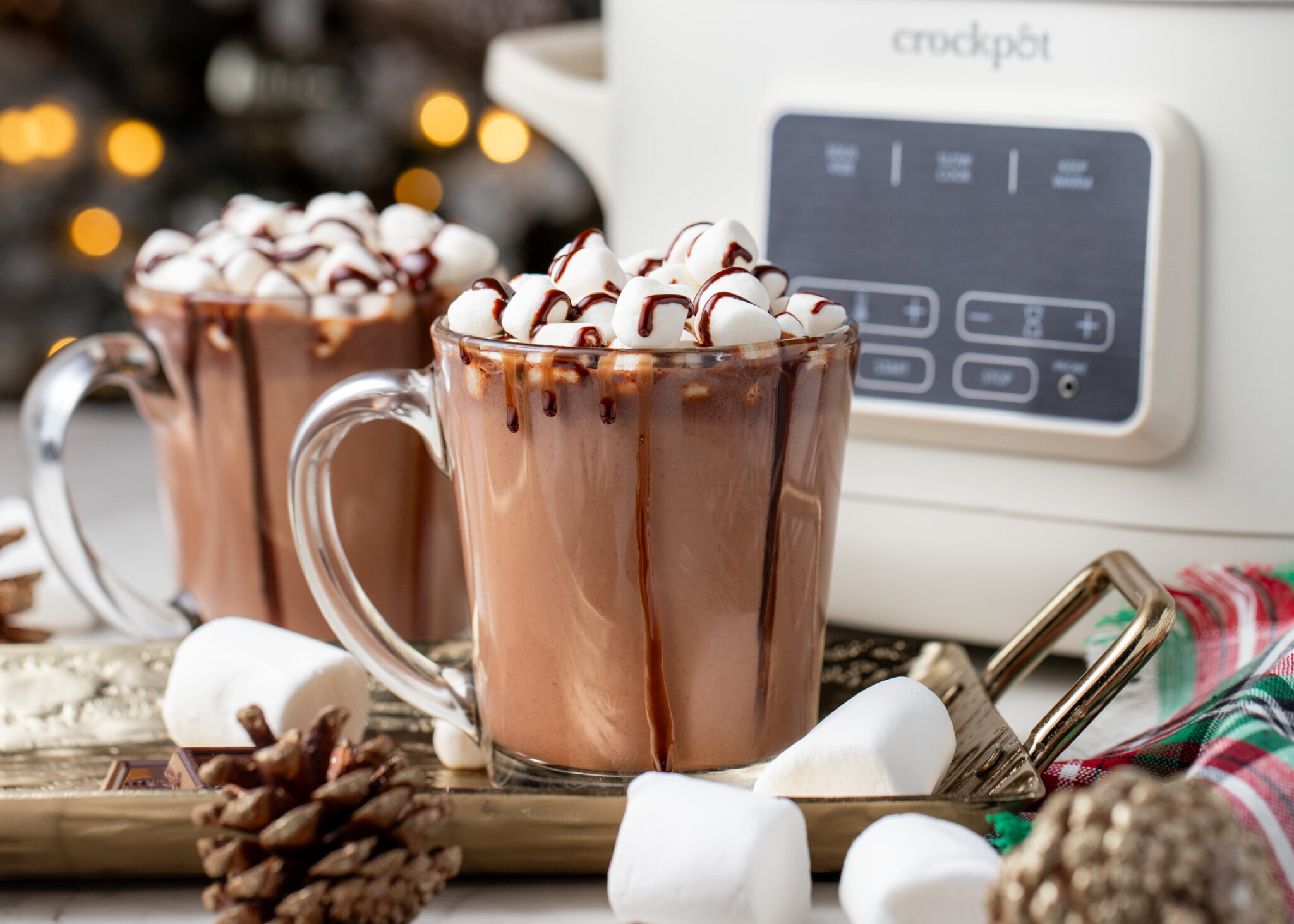Slow Cooker Hot Chocolate - Peanut Butter and Fitness